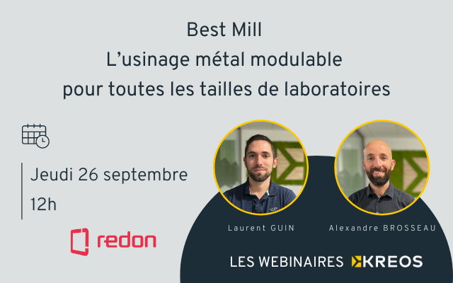 Webinaire KREOS - Redon Best Mill : usinage dentaire métal évolutif